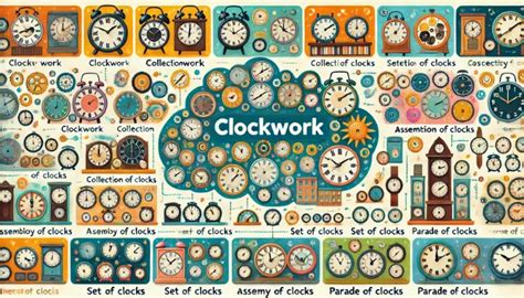 Time Together Collective Noun For Clocks All Collective Nouns