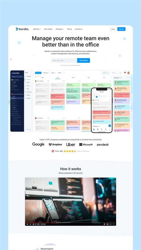 Bordio Project Management Software Efficiently Manage Your Remote Team