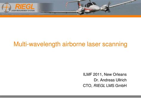 Ppt Multi Wavelength Airborne Laser Scanning Powerpoint Presentation Id 165963