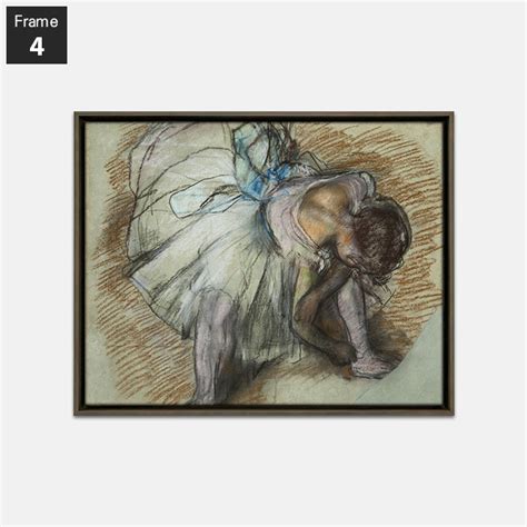 에드가 드가 신발을 고쳐 신는 발레리나 아트페이지 Artpage