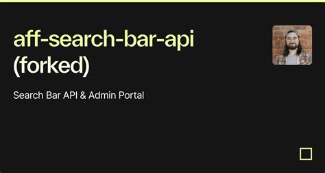 Aff Search Bar Api Forked Codesandbox