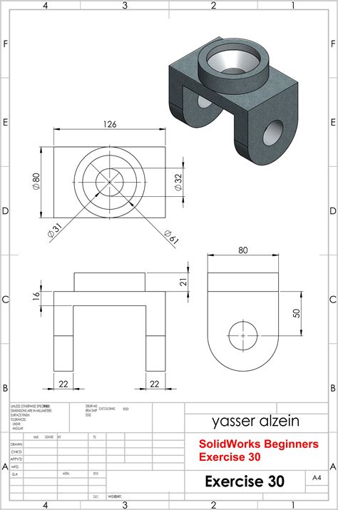 Solidworks Tutorial Beginners Exercise 30