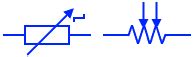 Resistor Symbols Variable Adjustable Special Resistors Symbols