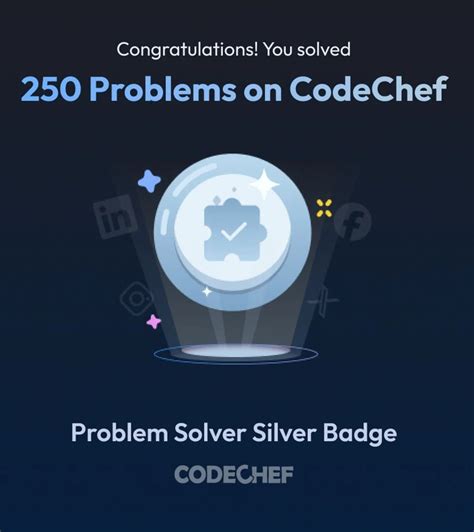 🌟 Excited To Get The Silver Batch On Codechef 🌟 Grateful For The