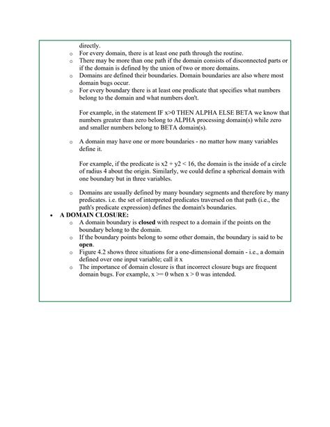 Solution Software Testing Domain Testing Studypool