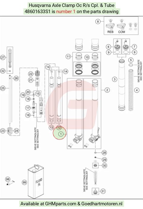 Husqvarna Ktm Asklem Rs Complete Buis 48601633s1 Goedhart Motoren