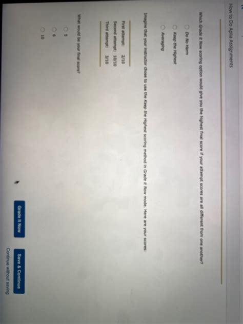 Solved How To Do Aplia Assignments Grade It Now Scoring Chegg