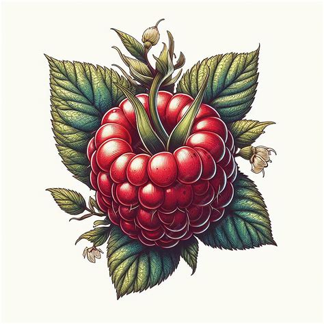 Premium Vector Raspberry Fruit Vector Illustration Image Wallpaper