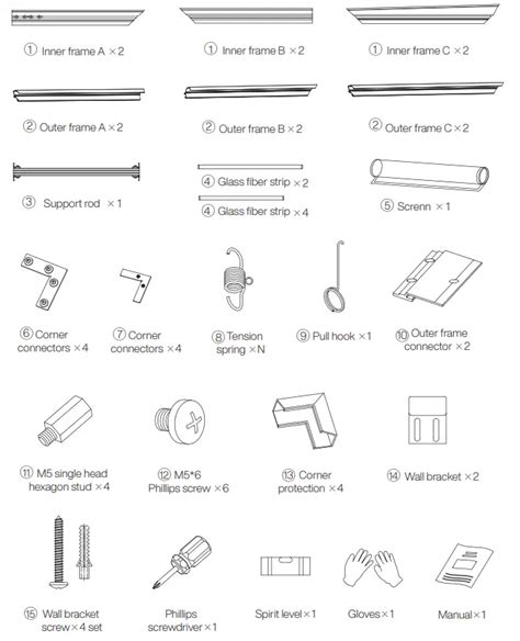 Awol Mw 100 Matte White Fixed Frame Screen User Manual