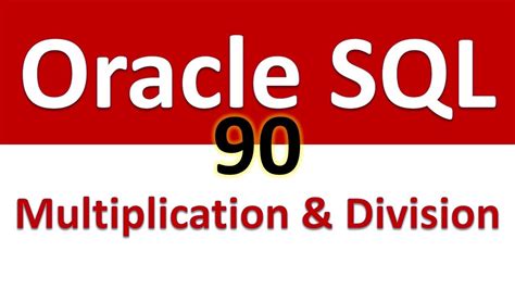 Oracle Sql Developer Tutorial For Beginners 90 Arithmetic