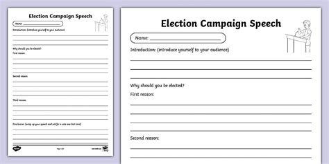 Election Campaign Speech Activity