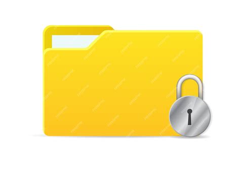 Premium Vector Secure Folder Vector Icon Digital File Password Protected