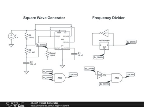 clock generator circuit diagram circuit diagram
