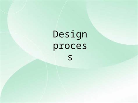 Ppt Design Process Design Briefs Investigating Designing Producing