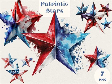 4th Of July Star Clipart