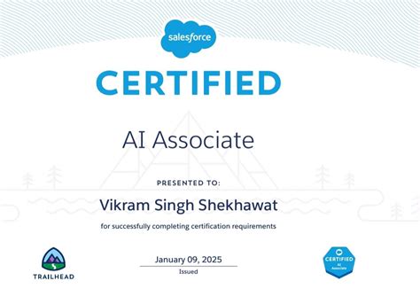 New Year New Cert A Fantastic Way To Start The Year Thanks Trailhead Trailhead By