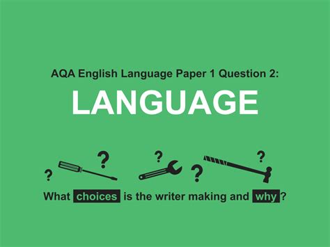 AQA Language Paper Question TOP TIPS Teaching Resources
