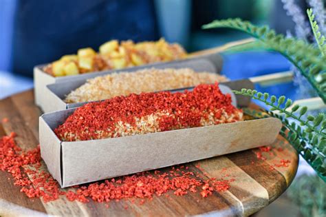 바삭한 판코 빵가루로 코팅된 다양한 종류의 한국식 옥수수 개 콘 도그에 대한 스톡 사진 및 기타 이미지 콘 도그 한국 한국 문화 Istock