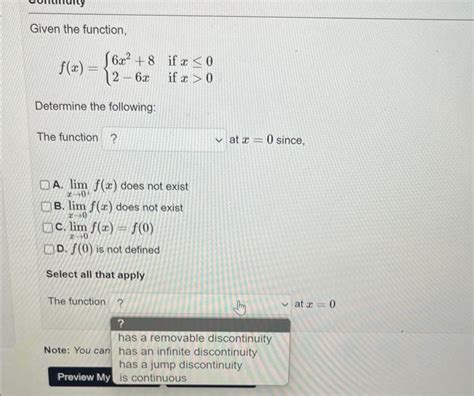 Solved HW Sec Continuity Problem Continuity Given The Chegg