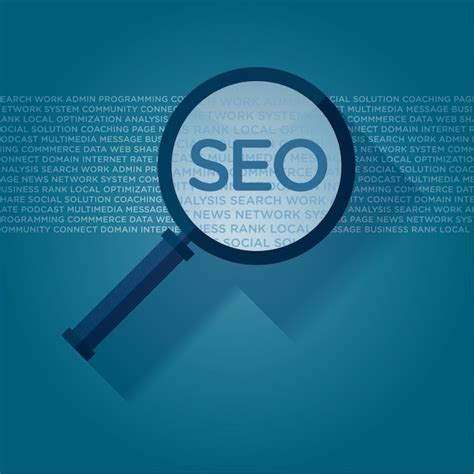 Free Vector Seo Background Design