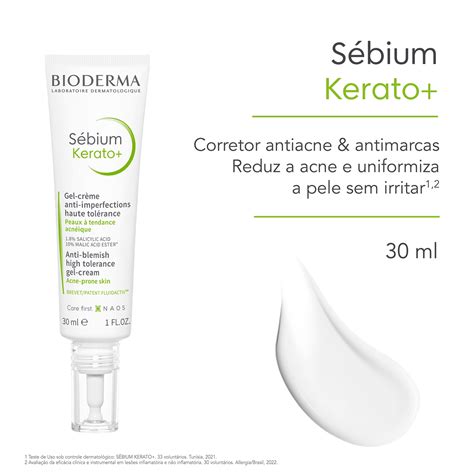 Gel Creme Antiacne Bioderma Sébium Kerato+ | Beleza Na Web