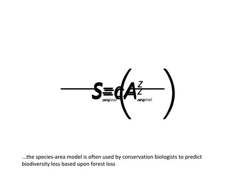 Matrix Calibrated Species Area Model Ppt