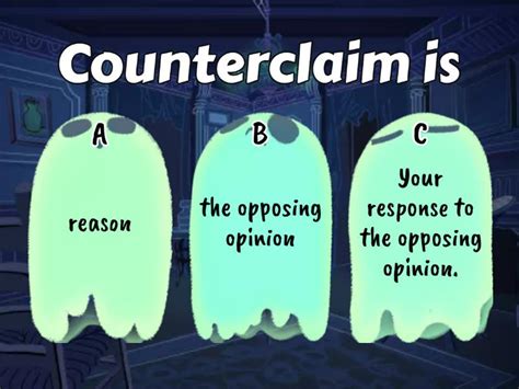 Argument Elements Quiz