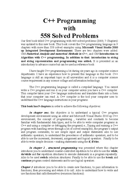 Cprogrammingwith 558solved Problems C Programming With 558 Solved