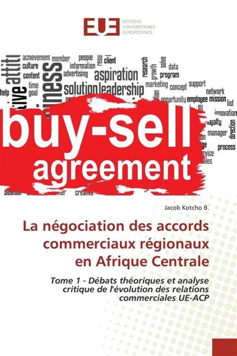 La Négociation Des Accords Commerciaux Régionaux En Afrique Centrale