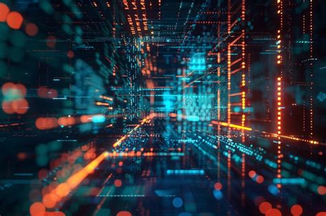 Ai And Big Data Integration Captured In An Abstract Tech Landscape Highlighting The Power Of