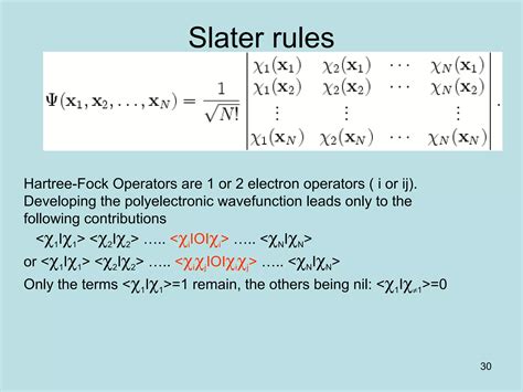 Hartree Fock Theory Ppt