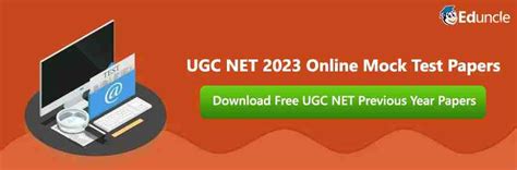 UGC NET Mock Test For Practice Online Paper