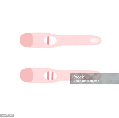 임신 테스트 부정 및 긍정적 인 결과 그림 임신 또는 임신하지 않은 개념 0명에 대한 스톡 벡터 아트 및 기타 이미지 0명 건강 검진 건강 검진 결과 Istock