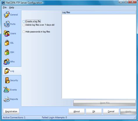 FileCOPA FTP Server Screenshots