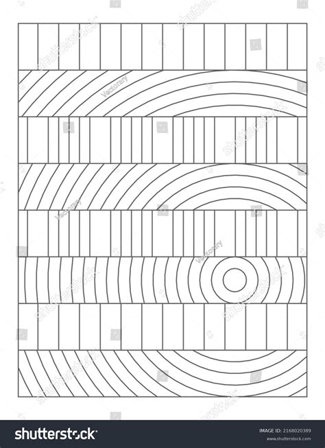 Coloring Page Vertical Lines That Intersect Stock Vector Royalty Free 2168020389 Shutterstock