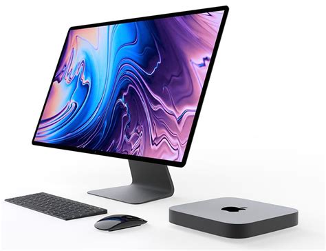 Sleek Concept Imagines New Mac Mini In Space Gray With Apple Display And Magic Keyboard With