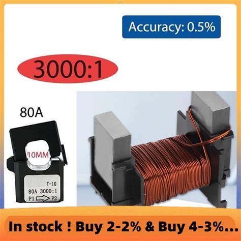 3000 1 Mini Split Core Current Transformer Sensor Ac Open Type Ct 80a