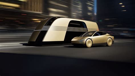 Tesla Unveils Retro Futuristic Art Deco Robovan