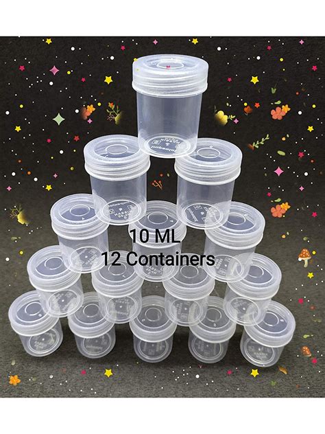 Buy R P Sy S Traders Small Tiny Containers Plastic Clear Boxes With