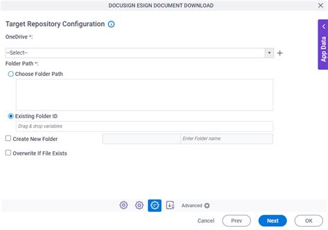 Docusign Esign Document Download Target Repository Onedrive