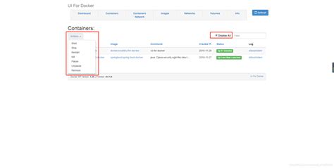Docker可视化工具docker Ui安装和使用dockerui Csdn博客