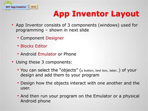 Ppt Programming With App Inventor Powerpoint Presentation Free