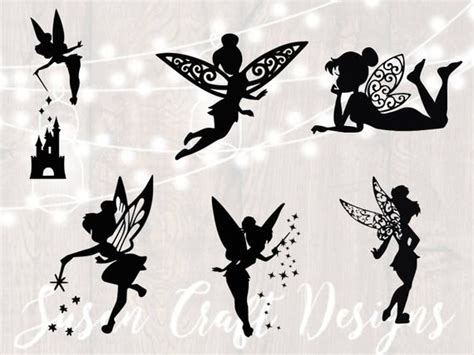 Tinkerbell Svg Tink Svg Tinkerbell Silhouette Svg Etsy