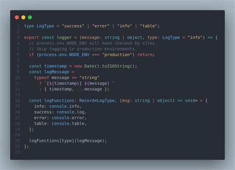 Making Logging Simple And Scalable In Typescript With Vite While