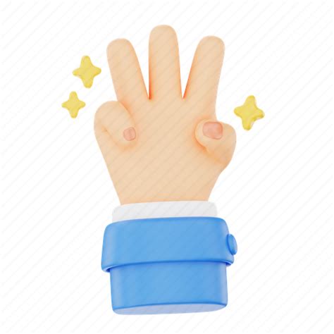 Countdown Hand 3 Gesture Timer Finger Icon Download On Iconfinder