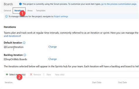 Lab Agile Planning And Porfolio Management With Azure Boards EShop WEB Select Iteration V