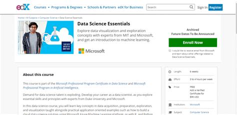 6 Best Free Online Data Science Courses 2018