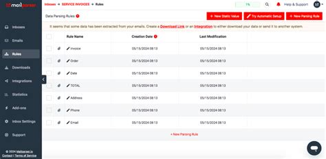 extract pdf data easily with mailparser mailparser
