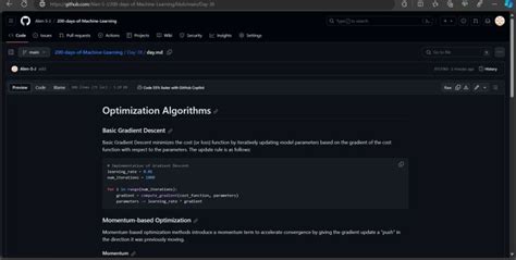 Machinelearning Ai Datascience Optimization Learningjourney