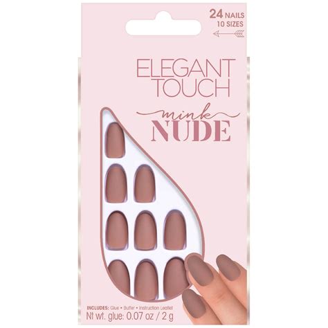 Elegant Touch Nude Collection Nails - Mink | BeautyExpert